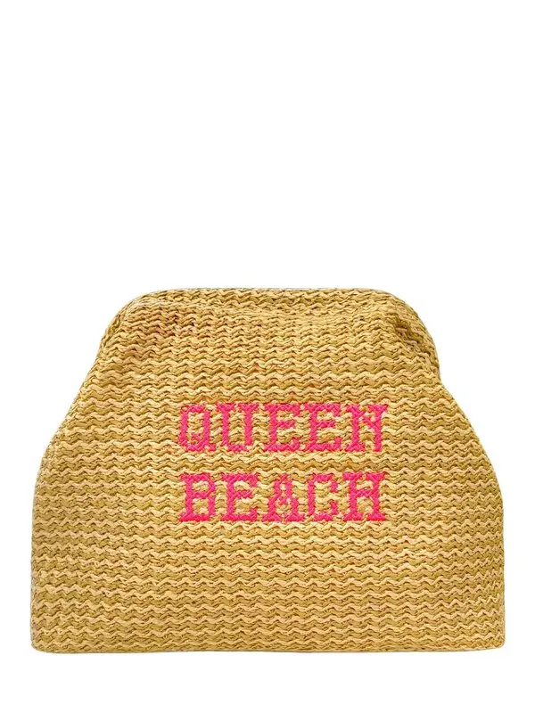 LILLY LOVES Neutrals Queen Beach Beach Pouch - Orange