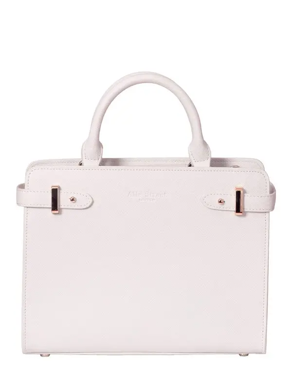 ALIE STREET LONDON Neutrals Derby Occasion Handbag In Nude Blush - Brown