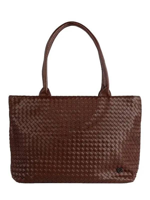 PRENELOVE New: Mahone Vegan Leather Tote - Brown
