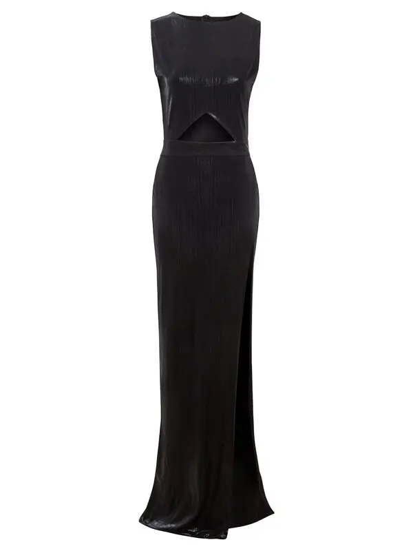 SARVIN Cut-out Maxi Dress - Black