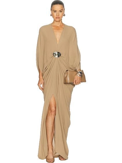 Silvia Tcherassi Fiore Tunic Dress - Sand