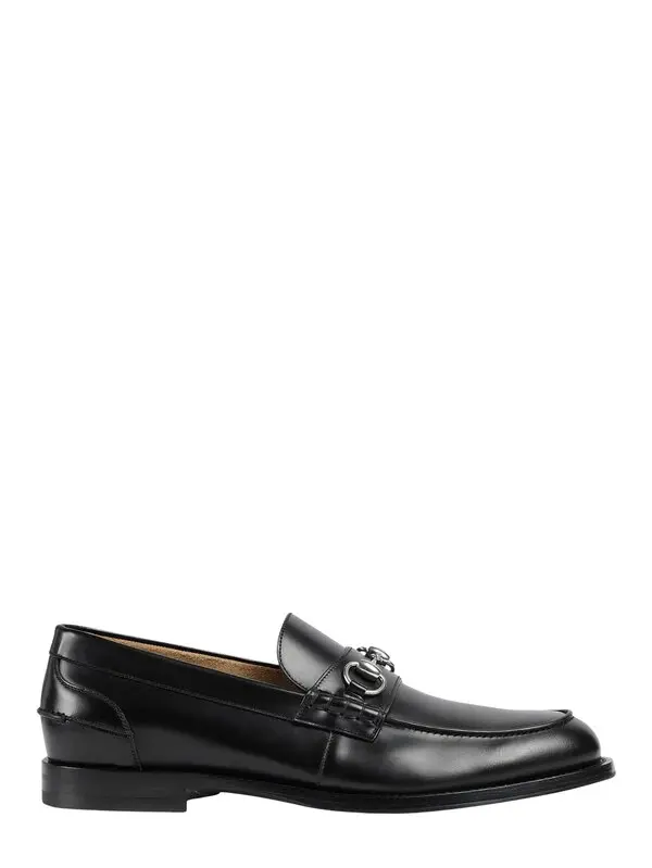 Gucci Leather Loafers - Black