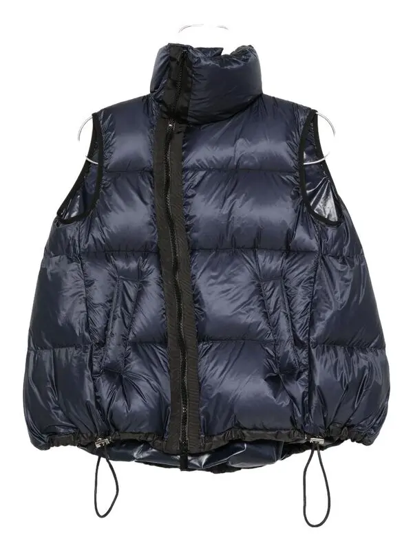 Sacai Nylon Puffer Vest - Blue