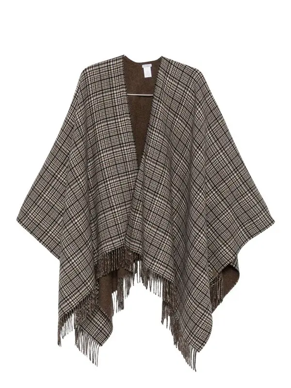Brunello Cucinelli Cashmere Poncho - Brown