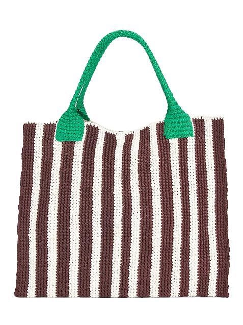 LOEFFLER RANDALL Sol Crochet Beach Tote - Brown