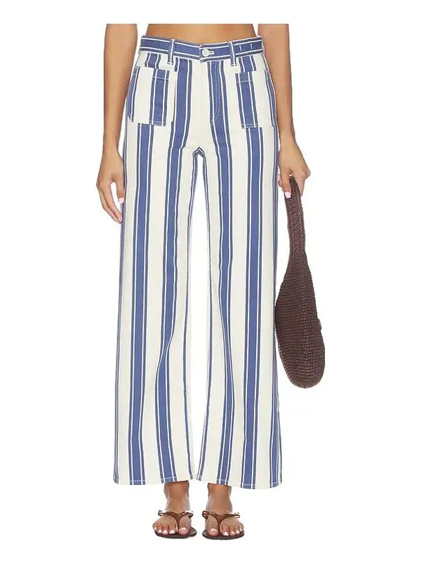 Madewell The Emmy Wide Leg Striped In . Also - Blue