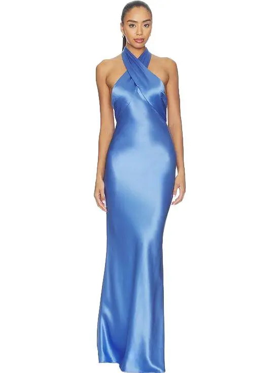 Retrofete Wrenley Dress In . Also - Blue