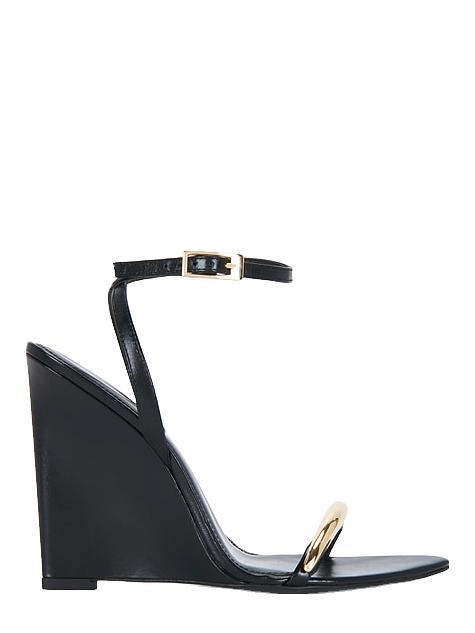 Retrofete Nola Wedge Sandal In . Also - Black