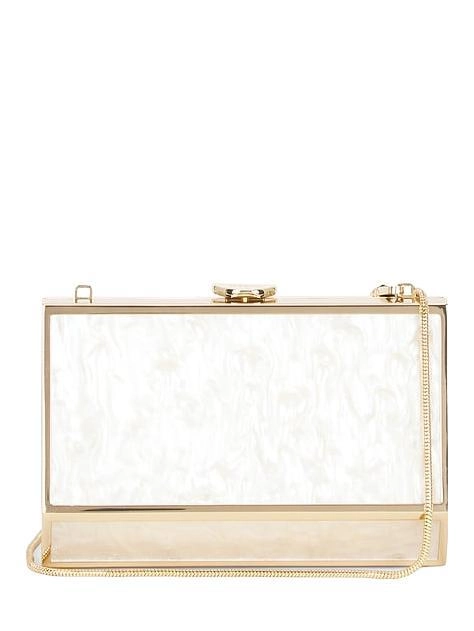 Simkhai Maddox Clutch - Ivory