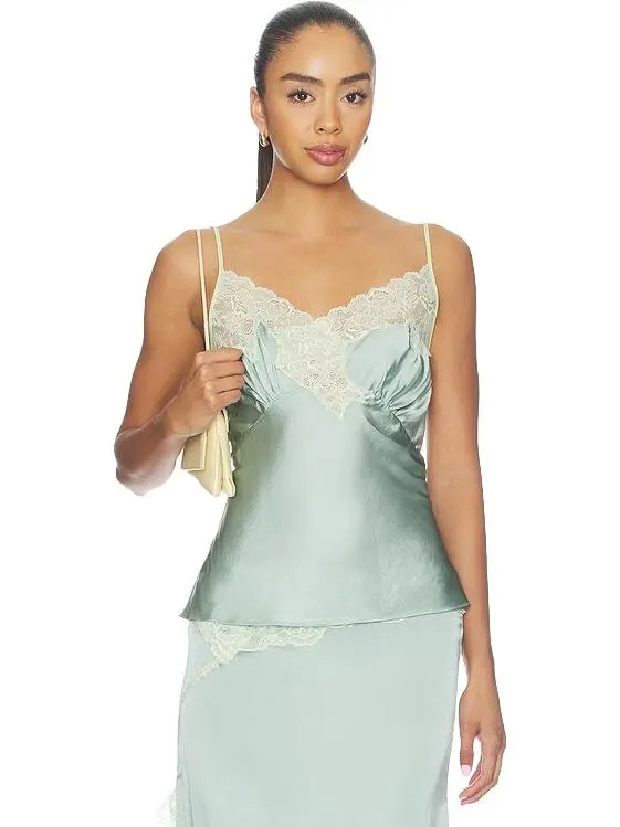 VAILLANT Signature Lace Top In . Also - Blue