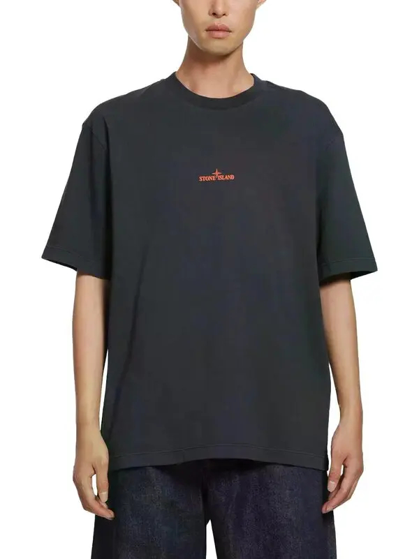 Stone Island Logo-print T-shirt - Blue