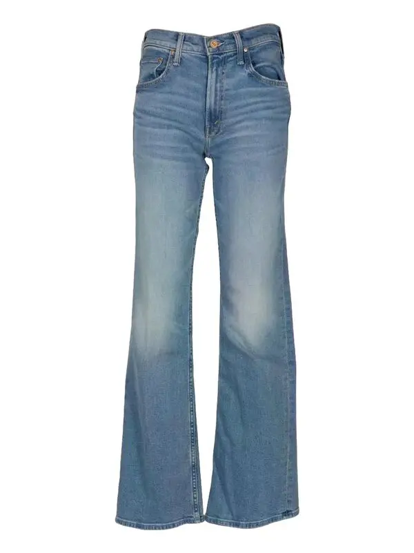 MOTHER The Bookie Sneak Flared Jeans - Blue