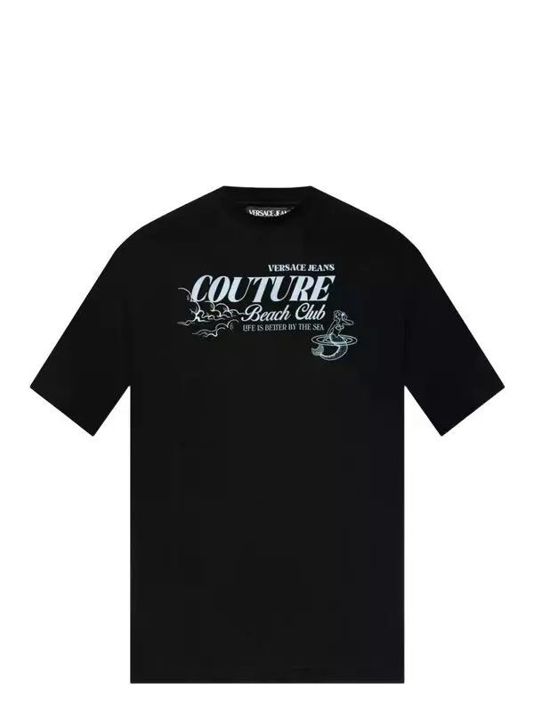 Versace Logo-print T-shirt - Black