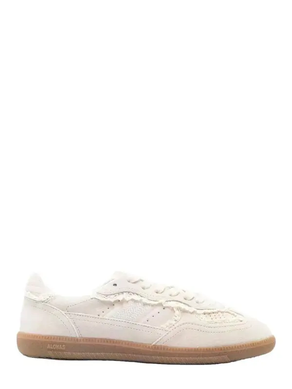 ALOHAS Tb.490 Lace-trim Perforated Sneakers - Neutrals