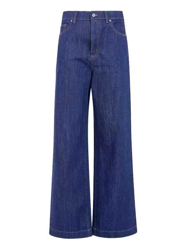 P.a.r.o.s.h Wide-leg Jeans - Blue