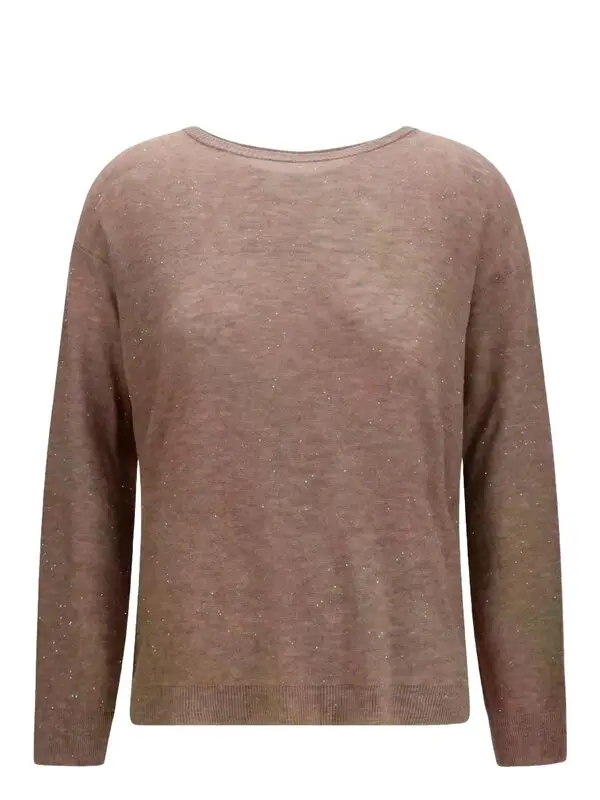 Fabiana Filippi Sequin-embellished Sweater - Brown