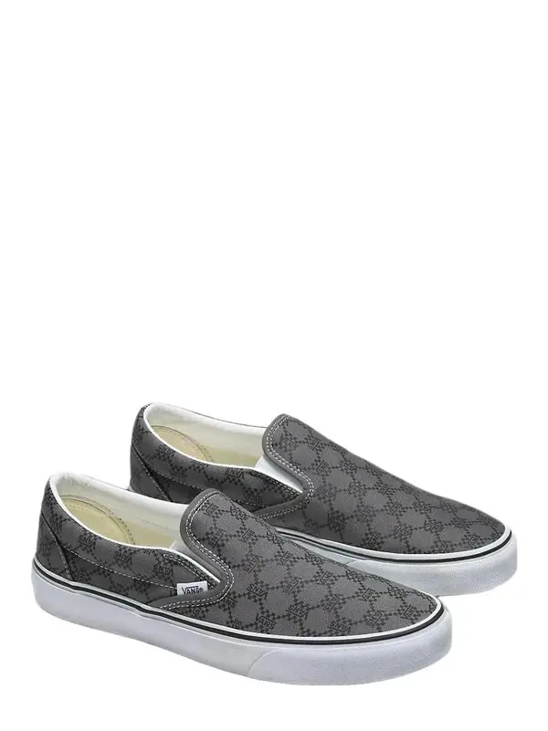 VANS Classic Slip-on Monogram Sneakers - Grey