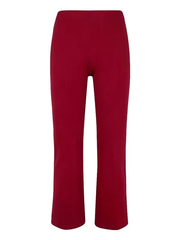 Liviana Conti Seam-detail Flared Trousers - Red