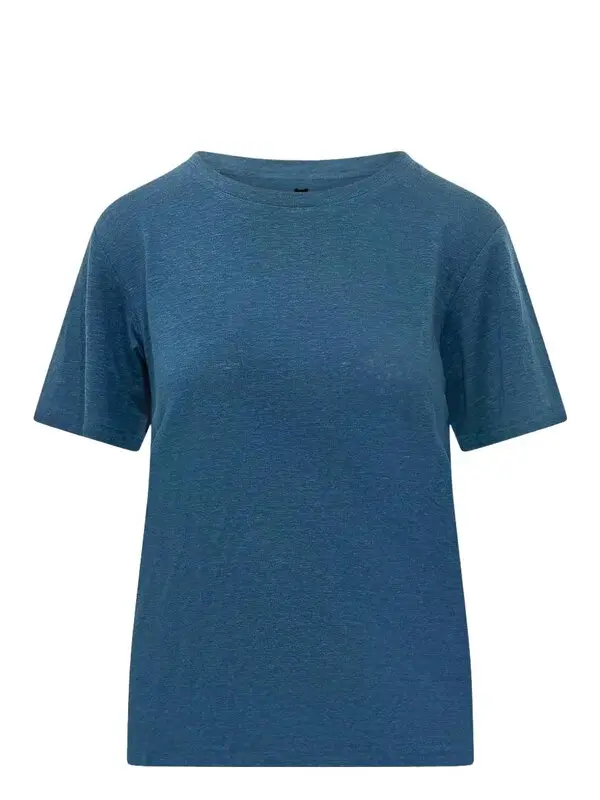 Max Mara Crew-neck Short-sleeve T-shirt - Blue