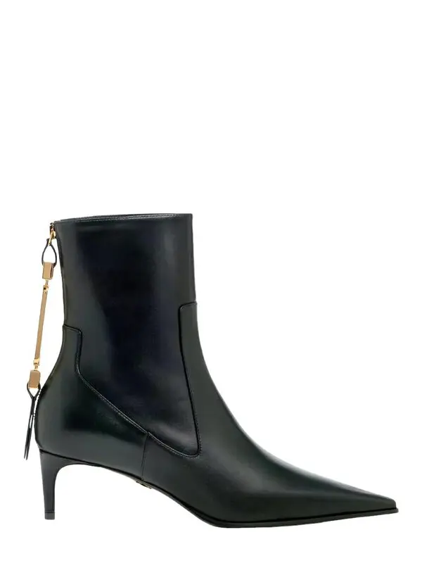 Dsquared2 Metal-bar Heeled Ankle Boots - Black