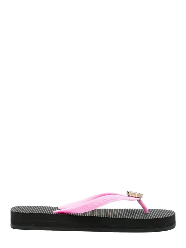 Dsquared2 Logo-plaque Flat Flip Flops - Pink