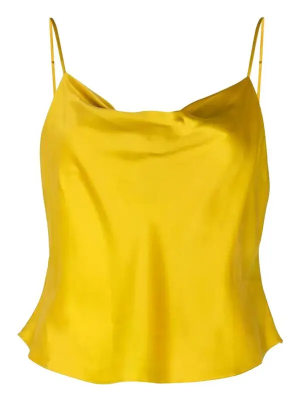 Cinq À Sept Marta Cowl-neck Top - Yellow