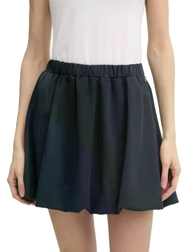 GAUDI Bubble-hem Elasticated-waist Mini Skirt - Blue