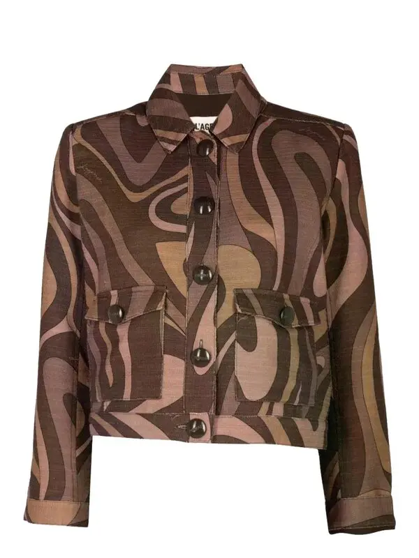L'Agence Nyx Jacket - Brown