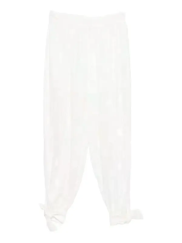Zimmermann Solstice Polka-dot Trousers - Neutrals