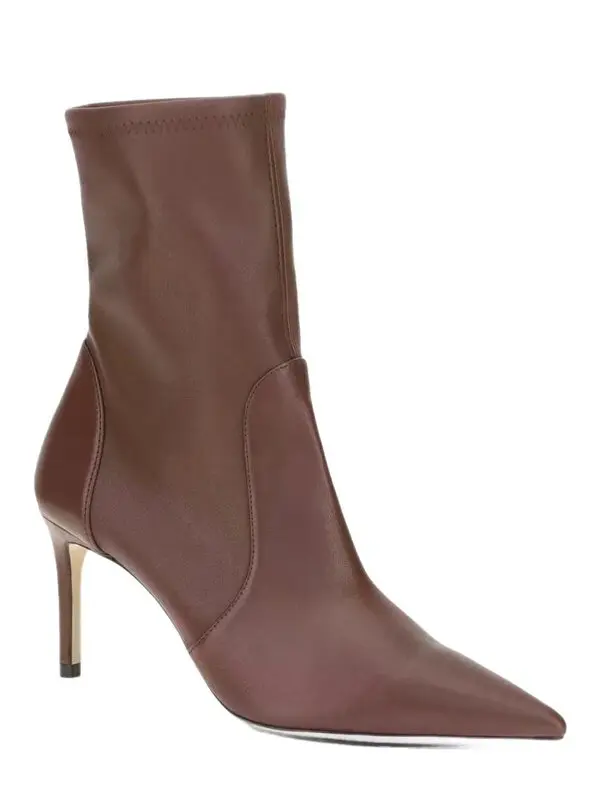 STUART WEITZMAN Power Pointed-toe Ankle Boots - Brown