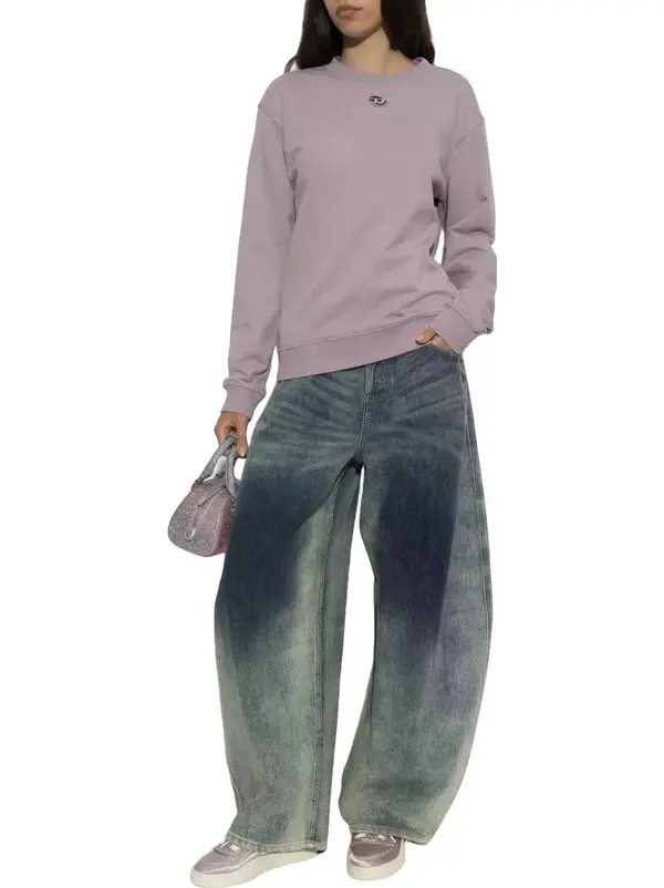 DIESEL® Faded-effect Wide-leg Jeans - Blue