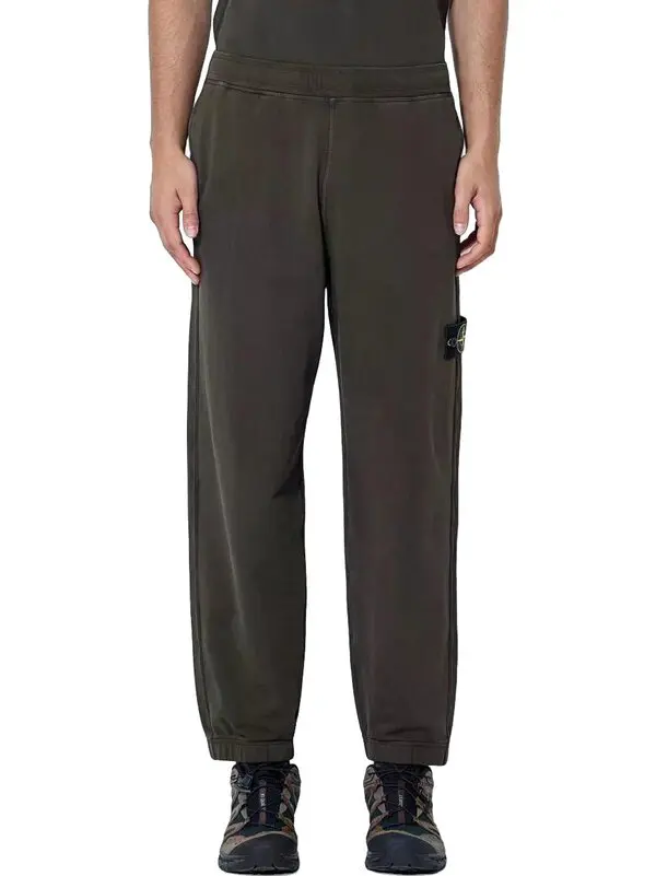 Stone Island Logo-patch Track Pants - Brown