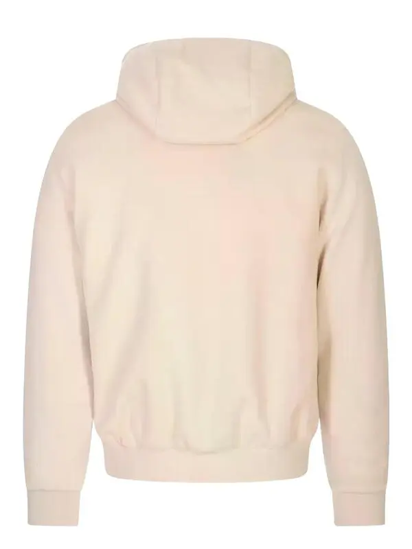 MOORER Hooded Zip-up Jacket - Neutrals