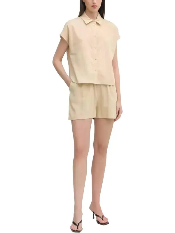 GAUDI Drawstring-waist Mini Shorts - Neutrals