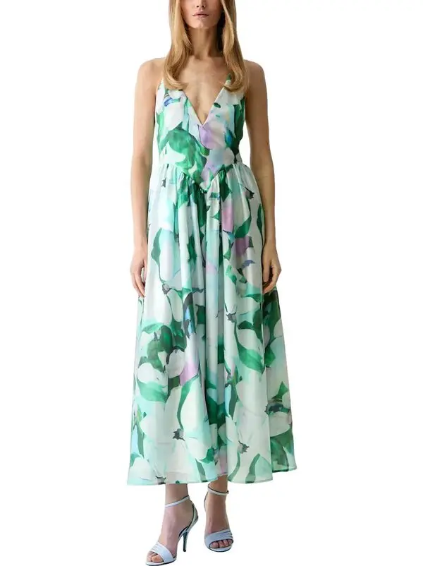 Bardot Arletha Floral-print Maxi Dress - Blue