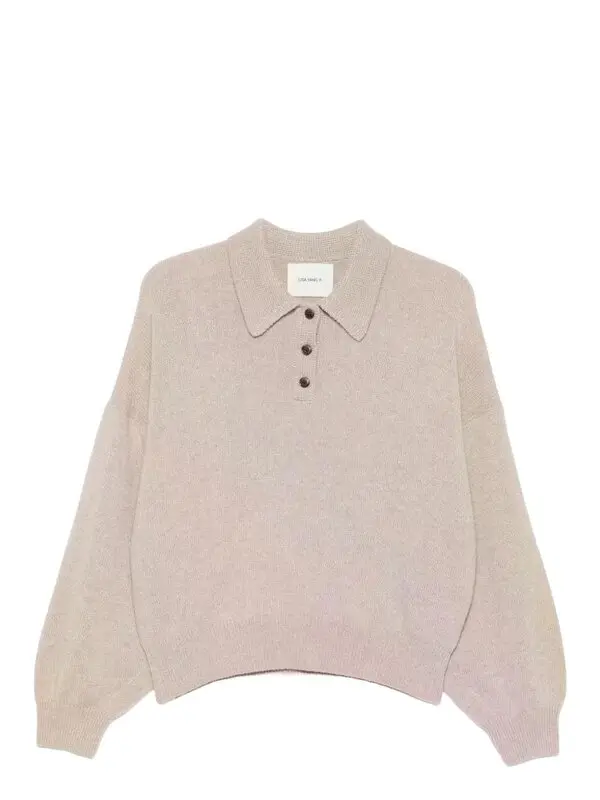 LISA YANG Button-fastening Polo Shirt - Neutrals
