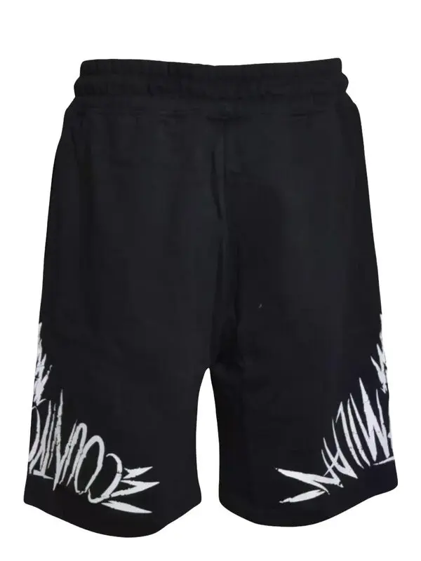 COUNTY OF MILAN Logo-print Drawstring Shorts - Black