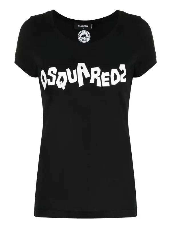 Dsquared2 Logo-print Slim-fit T-shirt - Black