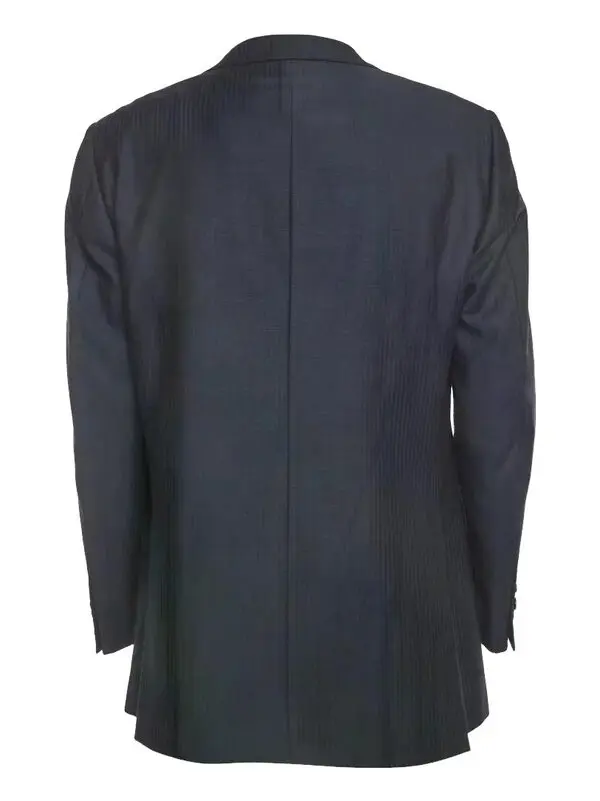 Ermenegildo Zegna Pinstripe-pattern Blazer - Blue
