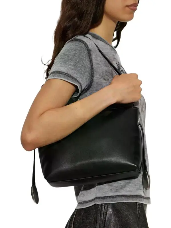 DIESEL® D-rop Zip-fastening Shoulder Bag - Black