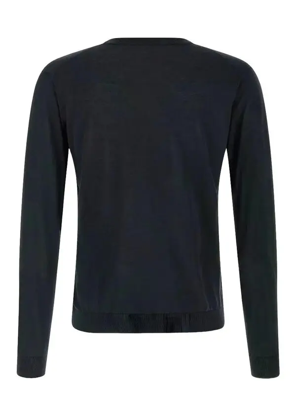 RIVIERA V-neck Cuffed Sweater - Blue