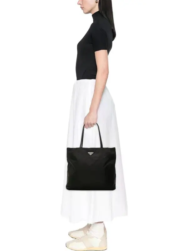 Prada 2000-2013 Tessuto Tote Bag - Black