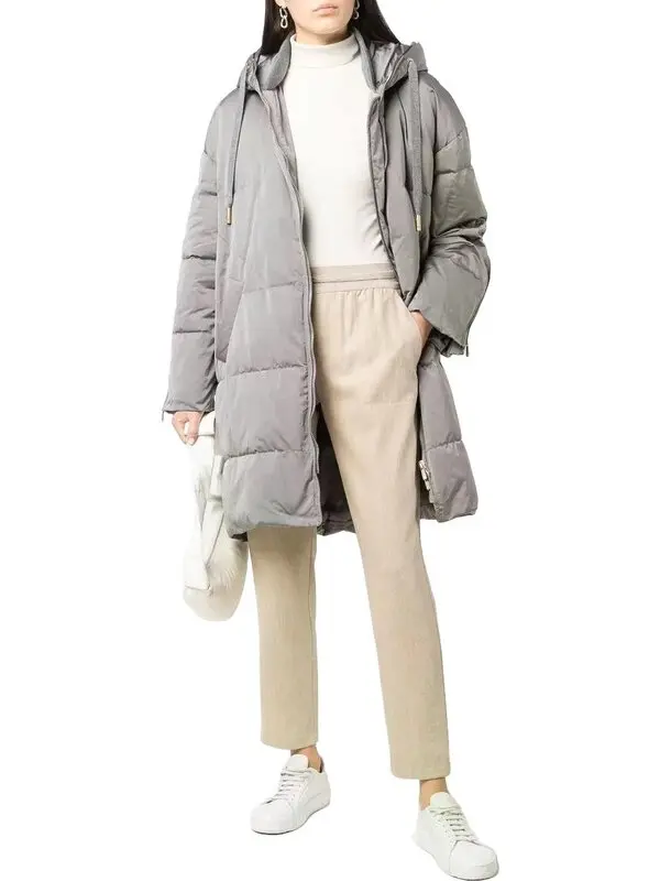 Lorena Antoniazzi Drawstring-waistband Tapered Trousers - Neutrals
