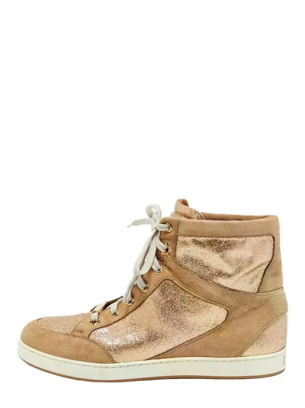 JIMMY CHOO Tokyo High-top Sneakers - Neutrals