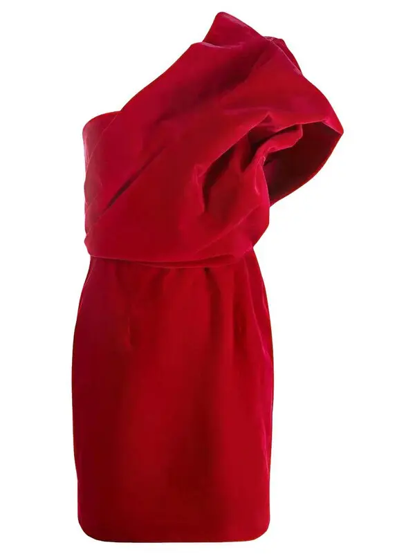 TOM FORD One-shoulder Mini Dress - Red
