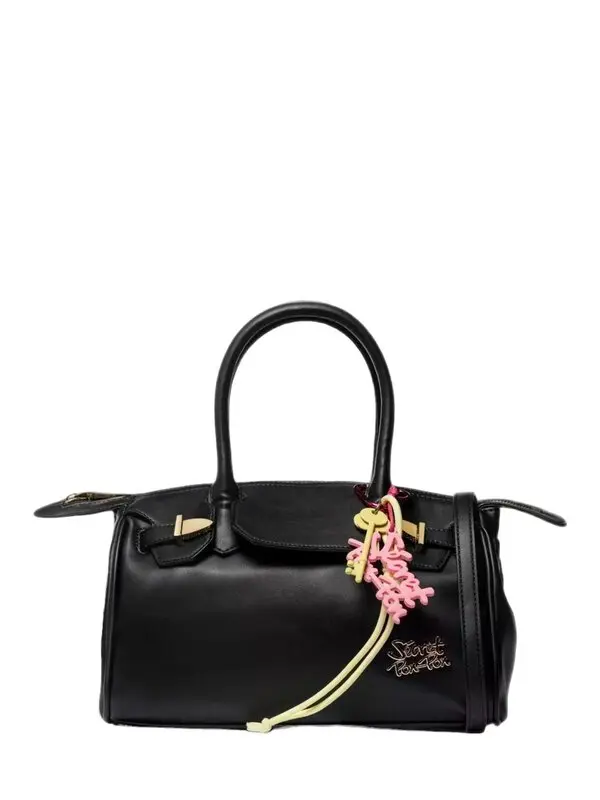 SECRET PON-PON Alexandra Logo-plaque Shoulder Bag - Black