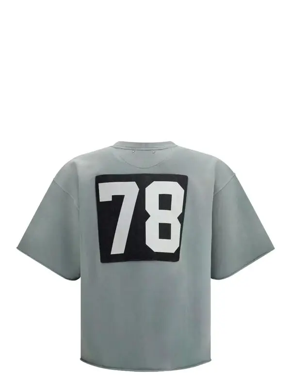 GOLDEN GOOSE Crew-neck Short-sleeved T-shirt - Blue