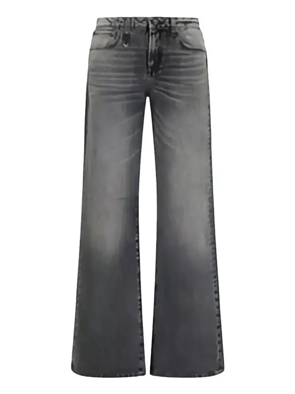R13 Effie Straight-leg Jeans - Grey