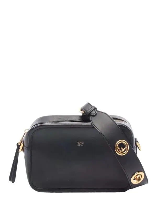 Fendi 2018 Calfskin F Is Camera Bag Crossbody Bag - Black