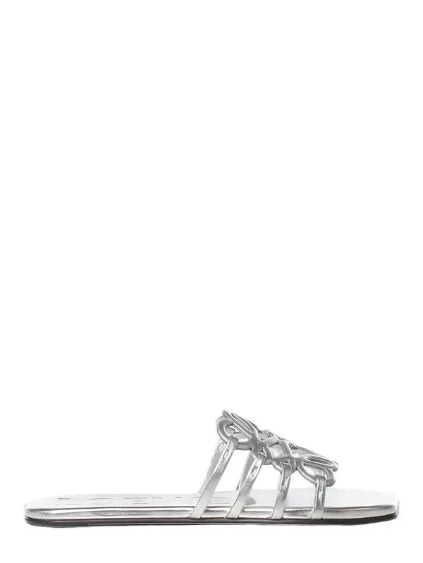 Loewe Petal Anagram Sandals - Silver